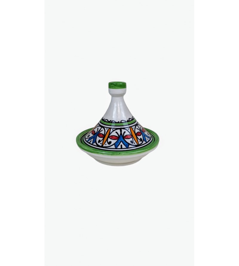 MINI TAGINE EN POTERIE DE FES MAROCAIN