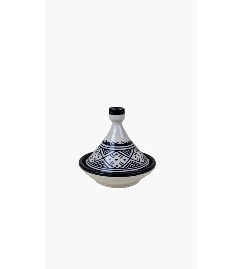 MINI TAGINE EN POTERIE DE FES MAROCAIN