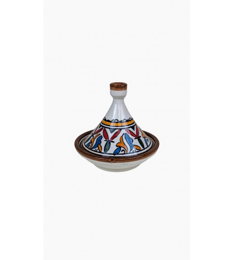 MINI TAGINE EN POTERIE DE FES MAROCAIN